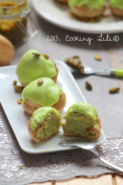 Choux à la Pistache – Cooking lili, Creator of Culinary Stories by ...
