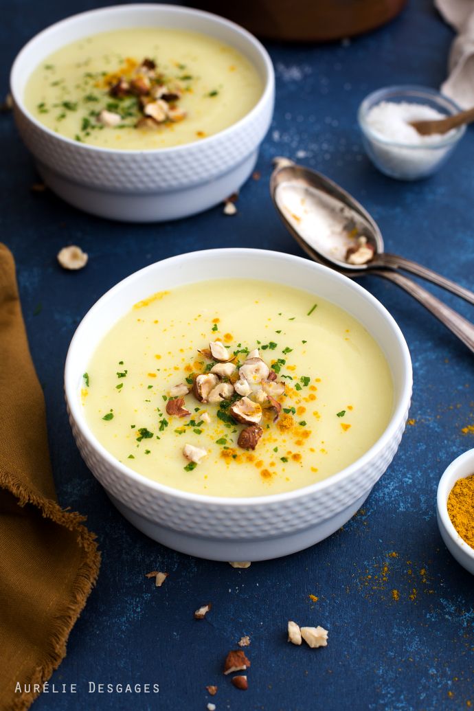Velouté de Céleri au Curry - Cooking lili