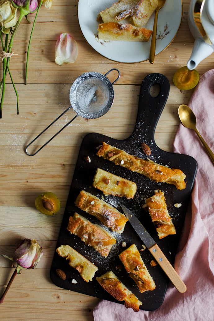 Financier géant aux prunes Reine Claude - Cooking lili